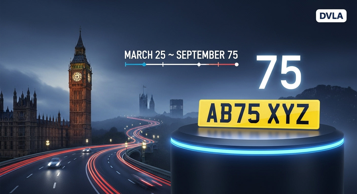 DVLA '75' Plate 2025 Rules: How to Avoid £1,000 Fines and MOT Failure ...